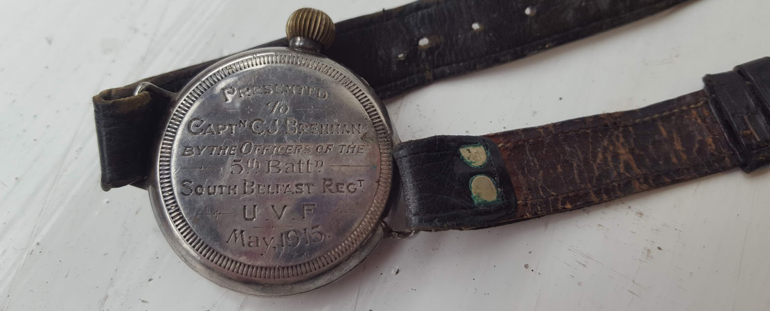Cathedral gifted Captain Brennan’s historic watch - Belfast Cathedral Cathedral gifted Captain Brennan’s historic watch - Belfast Cathedral
